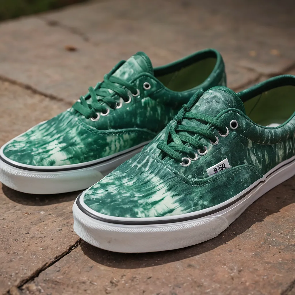 The Cultural Impact of Green Tie Dye Vans