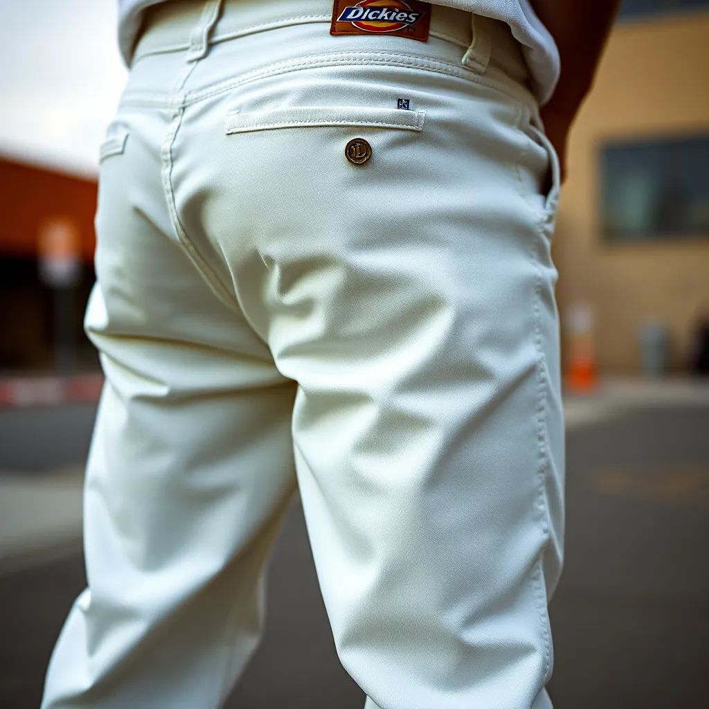 White Dickies Slim Fit: Essential for Skate Style
